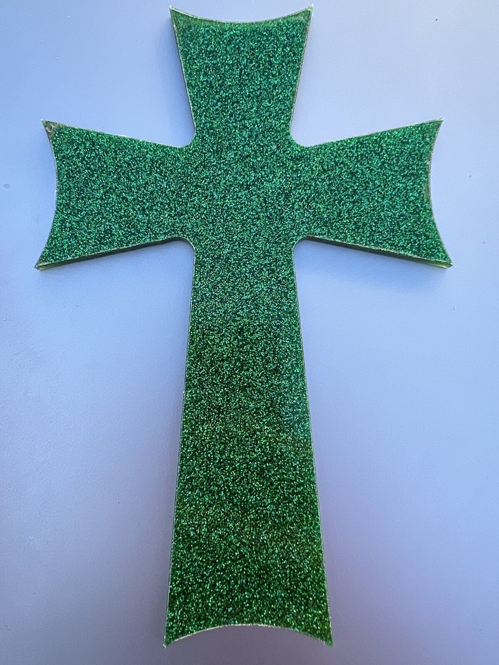 Lot Of 10 Germanic Cross Cutout Shape Sign Decor Baptism Charm Acrylic ...