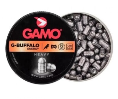 Can of 200 Gamo G-Buffalo Energy heavy air rifle gun pellet slugs in ...