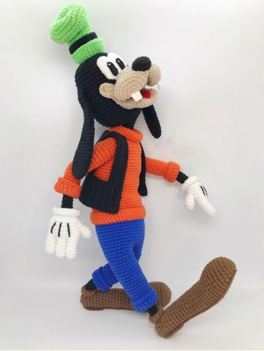 CROCHET PATTERN PAPER COPY VERY DETAILED LARGE 40CM GOOFY PATTERN SPORT ...