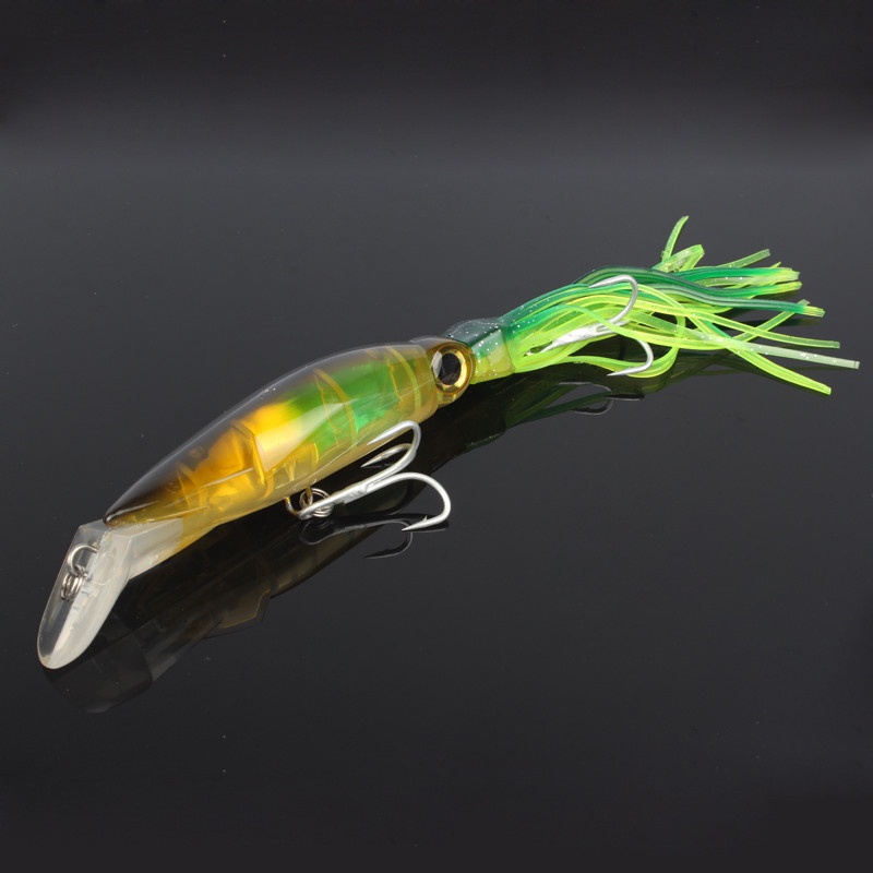 6pcs/lot Octopus Squid Jig Fishing Lures Trolling Big Game Saltwater ...