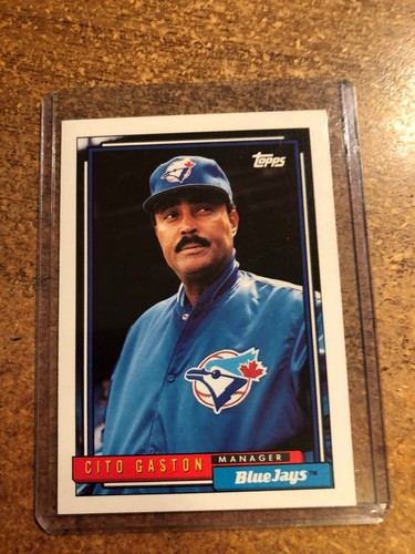 1992 Topps Baseball # 699 Cito Gaston Blue Jays Manager | eBay