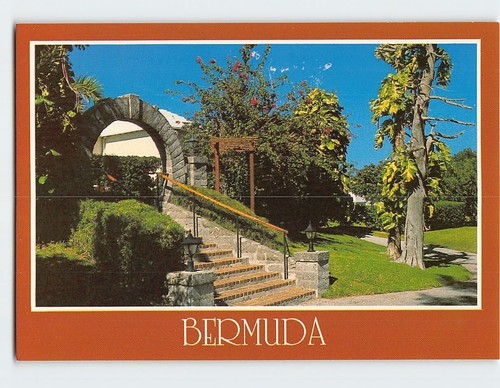 Postcard Moongate & Cedar Bermuda British Overseas Territories | eBay