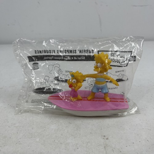 Surfin’ Simpsons Figurines Hungry Jacks Toy Surfing Lisa Maggie New ...
