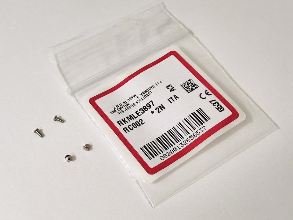 Ray Ban RB3581N BLAZE SHOOTER Silver Replacement Lenses Screws Kit ...