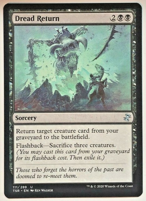 MTG Dread Return Time Spiral Remastered 111/289 Regular Uncommon for ...