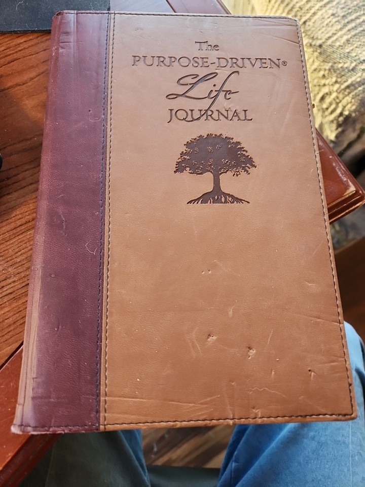 Purpose-Driven Life Journal Rick Warren Leather Bound Hardcover ...