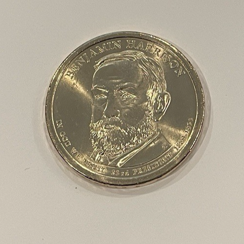 2012 Presidential Dollars Golden Coin Benjamin Harrison | eBay