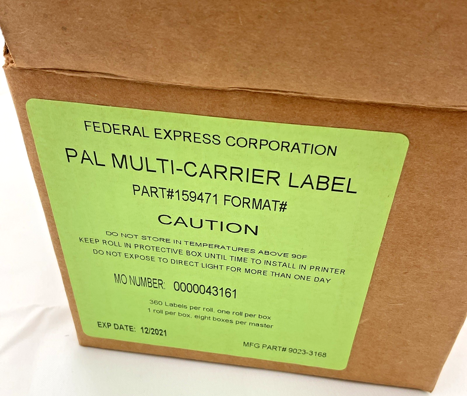 6 Rolls DYMO FedEx PAL 4x6 Labels 156297 Format 435 425 a Roll for ...