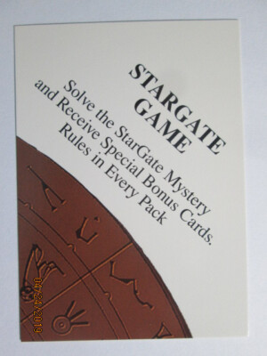 1994 STARGATE ( THE MOVIE ) - UNLOCK THE STARGATE GAME CARD - ( 4 OF 12 ...