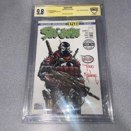 Spawn #350 Retailer Thank You Variant Signed by Todd McFarlane CBCS 9.8 | eBay