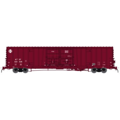 ATSF Bx-166 60ft BOX CAR SANTA FE 24" LOGO #3 & #4 ATLAS MODEL RR CO ...