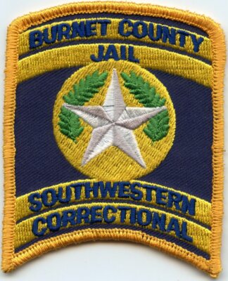 BURNET COUNTY TEXAS TX JAIL DOC CORRECTIONS sheriff police PATCH | eBay
