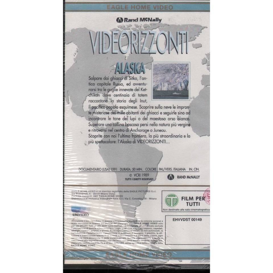 Videorizzonti : Alaska Vol. 4 VHS Rand Mcnally Univideo - EHVVDST00149 ...