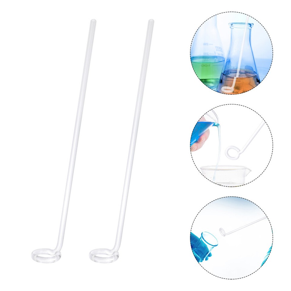 Glass Stirring Rod Chemistry Kitchen Stir Rod Beaker Stirring Rod | eBay