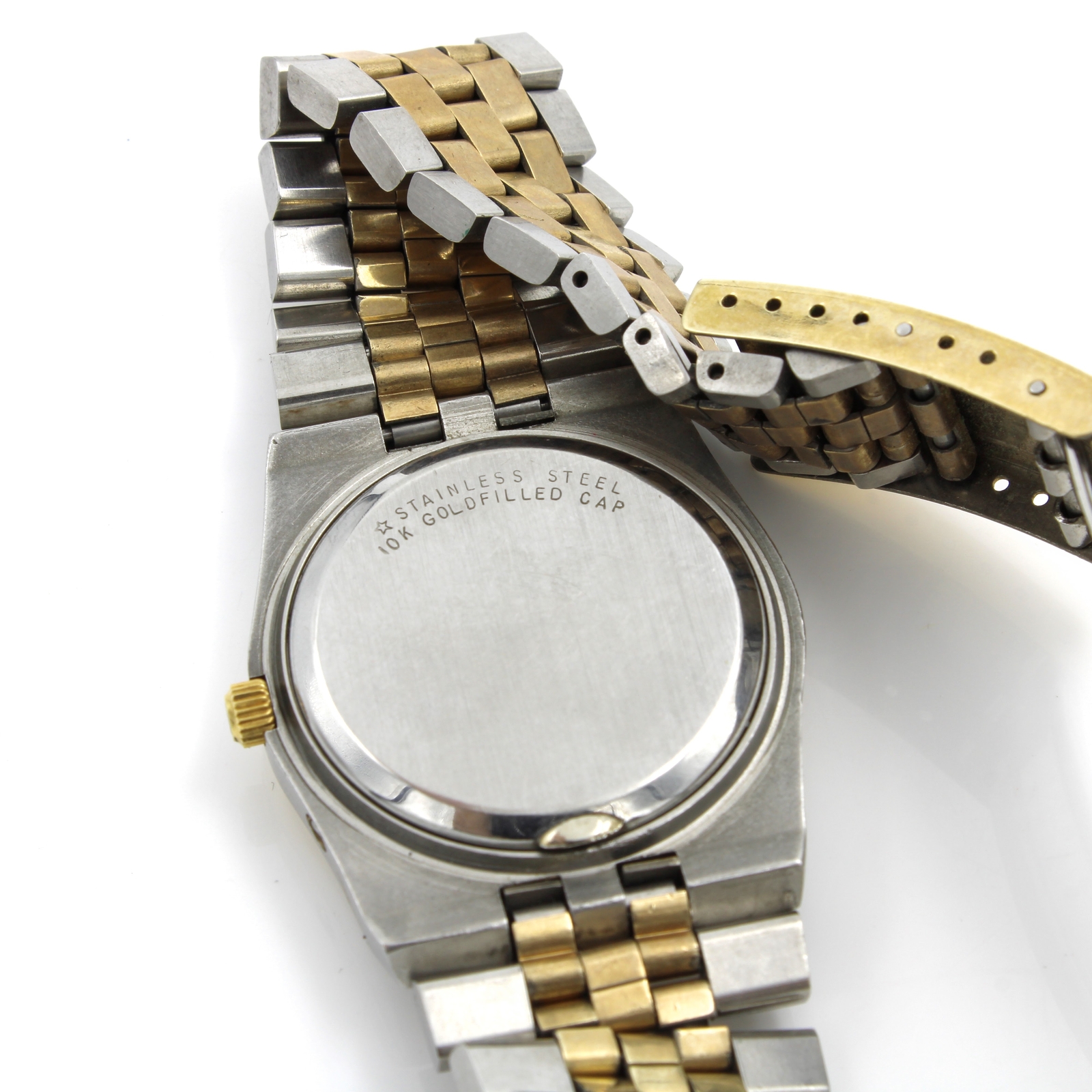 Omega Constellation Chronometer Quartz 34mm Gold Dial Mens Wristwatch # ...