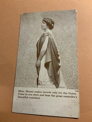 Louise Homer Records for the Victor Salisbury MD Store Ad Opera Singer ...