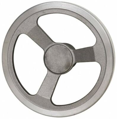Jergens 3 Spoke Offset Handwheel, 8" Diameter 2" Hub, Unfinished ...
