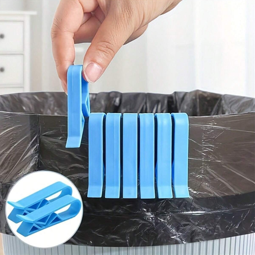 10pcs Trash Bag Clips -Anti-Slip Garbage Bin Clamps, Household Cleaning ...