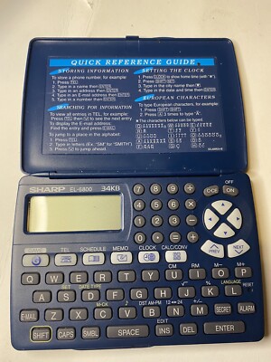 Sharp EL-6800 34KB Calculator Needs Battery | eBay