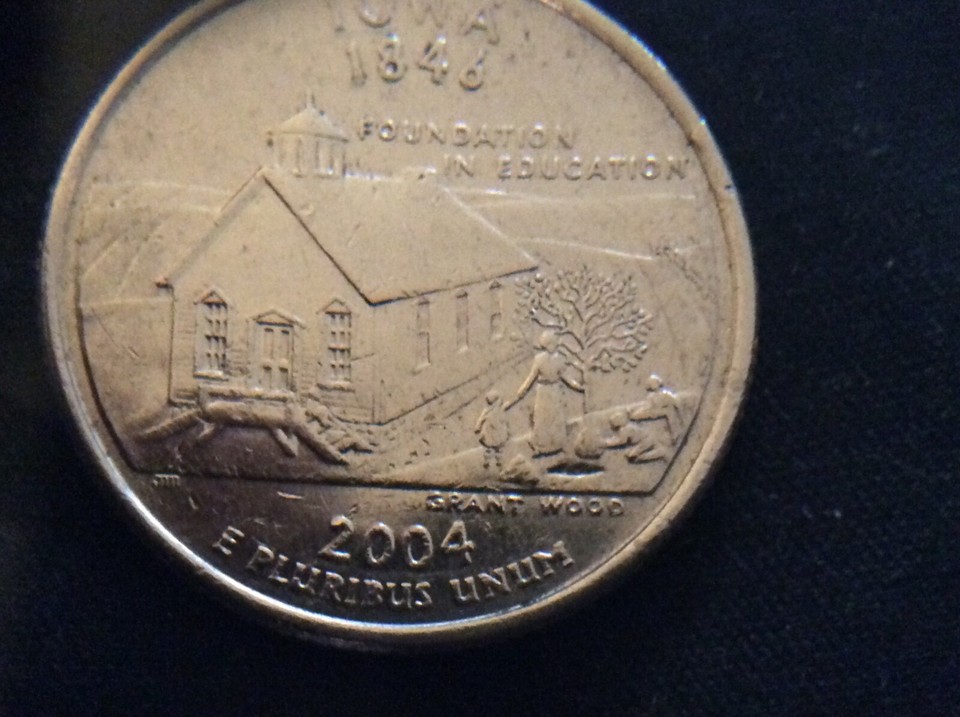 2004 P Iowa state &territories quarter,Errors on Rev Date** | eBay