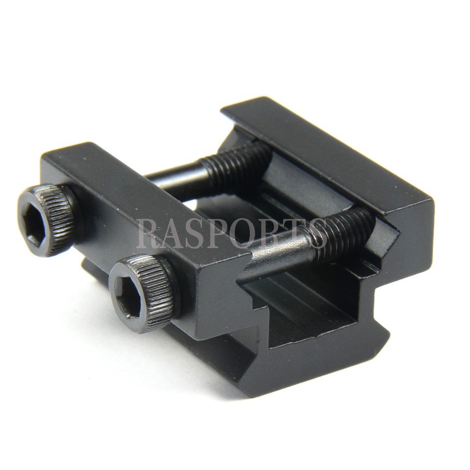 2PCS FLAT TOP HALF 1/2 INCH MINI RISER BLOCK MOUNT 3 SLOT PICATINNY ...