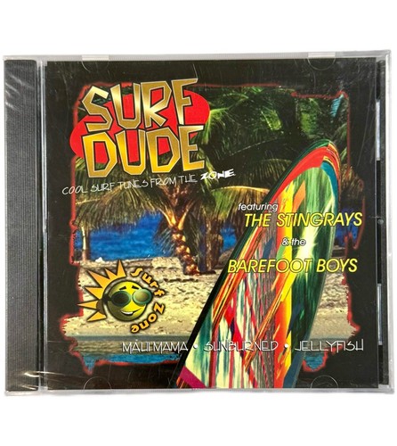 Surf Dude CD Sealed Cracked Case The Stingrays Barefoot Boys Surf Zone ...