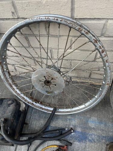 Spool Hub Mini disc Brake Chopper Stopper Hallcraft Front Wheel 19 ...