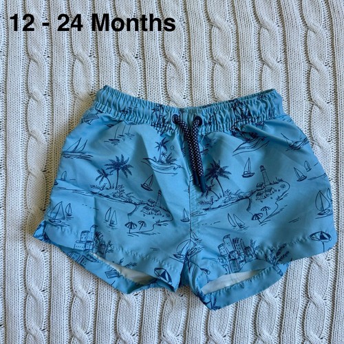 Zara Baby Boys Swim Suit Bathing Trunk 12 - 24 Months Shorts EUC Pool ...