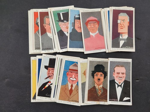 1926 antique 47 STRAIGHT LINE CARICATURES cards JOHN PLAYER SONS ...