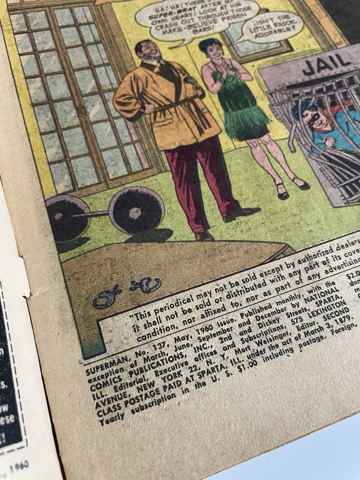 Superman #137 (DC 1960) 💥 1st Super-Brat & Super-Menace | eBay