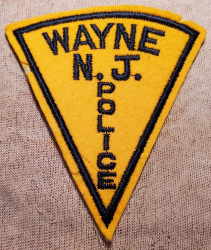 NJ Wayne New Jersey Police Patch (Felt) | eBay