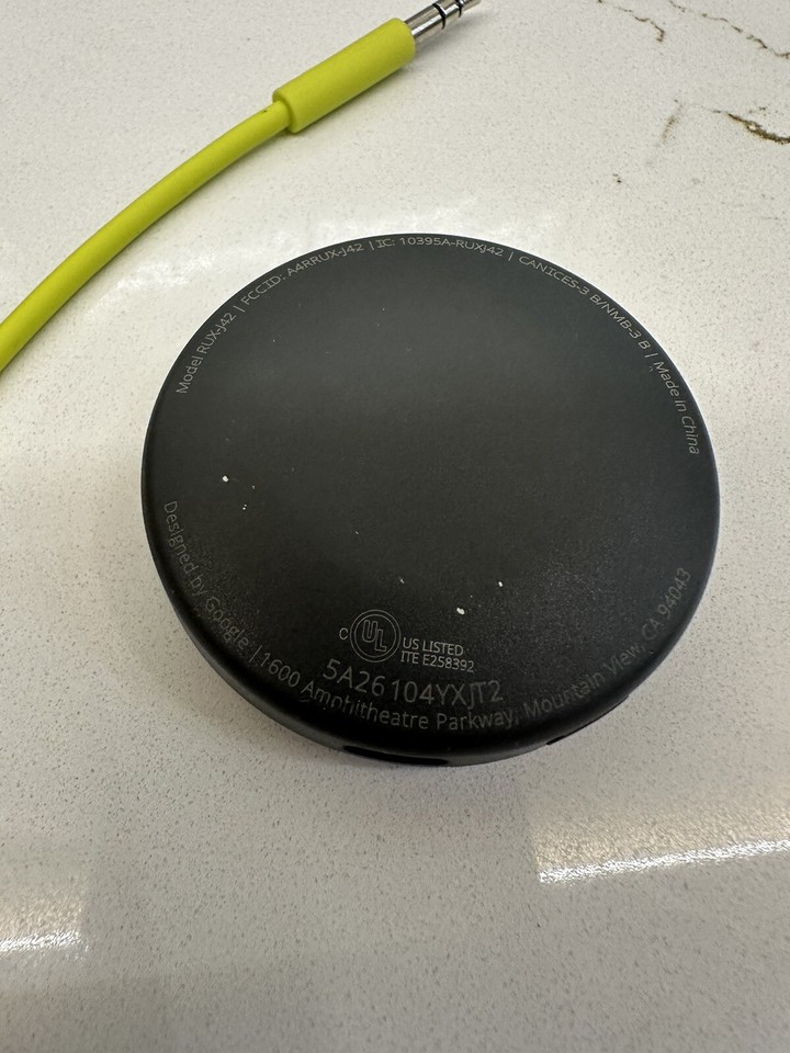 Google Chromecast Audio model RUX-J42 Media Streamer | eBay