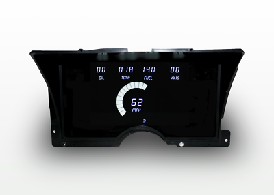 92-94 Chevy Truck Digital Dash Panel White LED Gauges LS Swap Ready ...