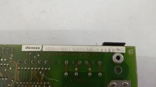 6SC6100-0GA11 SIEMENS CONTROL BOARD 462010.9060.11 | eBay