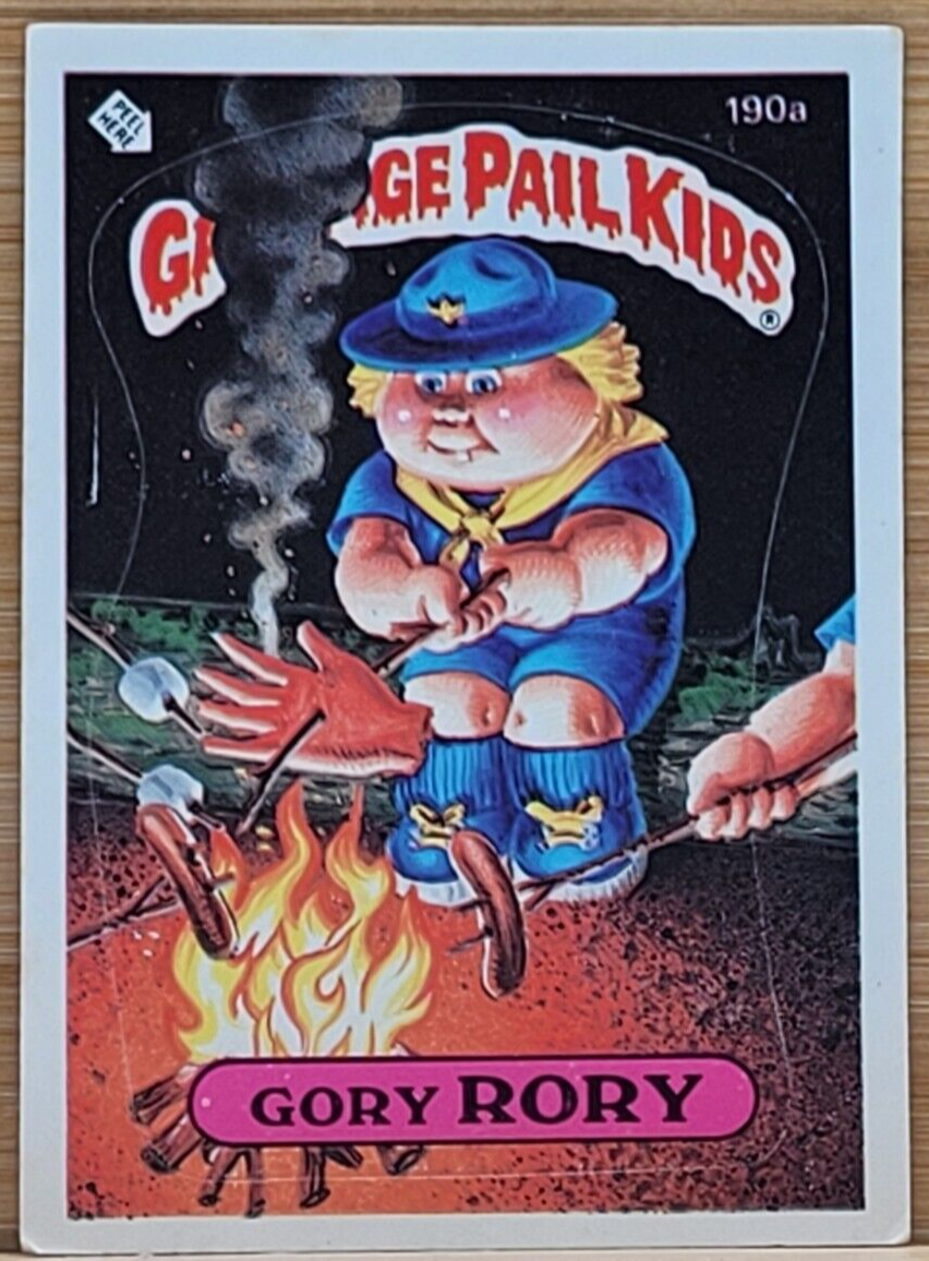 1986 TOPPS GARBAGE PAIL KIDS GORY RORY 190A WHITE CIRCLE ERROR CARD | eBay