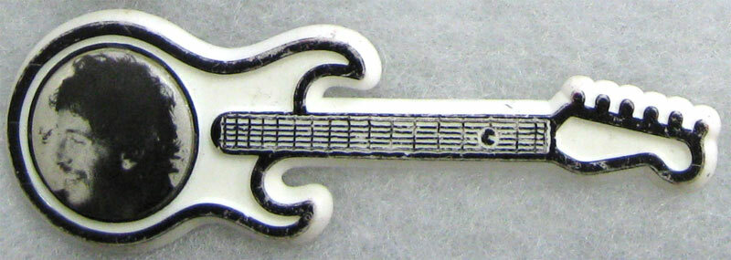 Bruce Springsteen RARE VTG_ Plastic Guitar Lapel Pin Badge Pinback ...