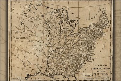 Poster, Many Sizes; Map Of The United States 1780 | eBay