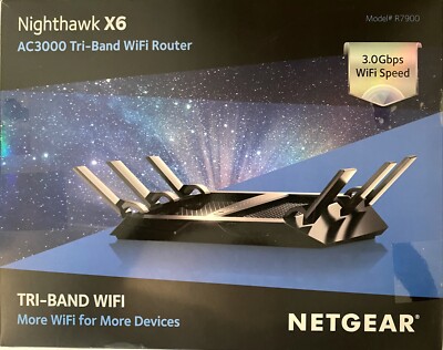 NETGEAR R7900P-100NAS Nighthawk X6 AC3000 Dual Band Smart WiFi Router ...