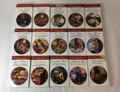 Lot of 15 Harlequin Presents Series Paperback Books - Romance Matching ...