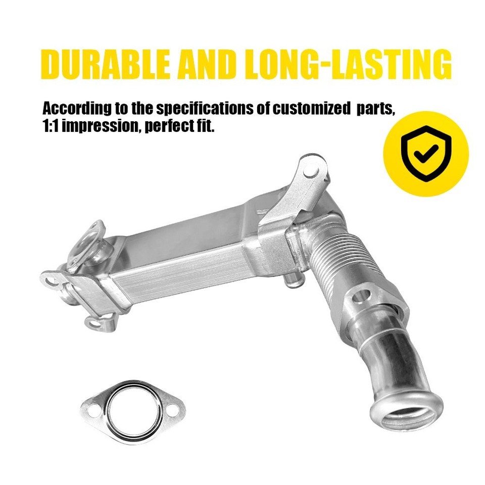 2x EGR Outlet Gas Cooler Fits BMW E46 E60 E61 E83 E90 E87 E91 E92/93 ...