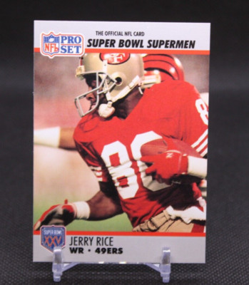 JERRY RICE 1990 PRO SET SUPER BOWL SUPERMEN FOOTBALL CARD | eBay
