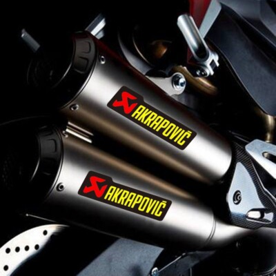 Akrapovic Exhausts 3D Stickers Laminated Motorcycle badge Heat ...