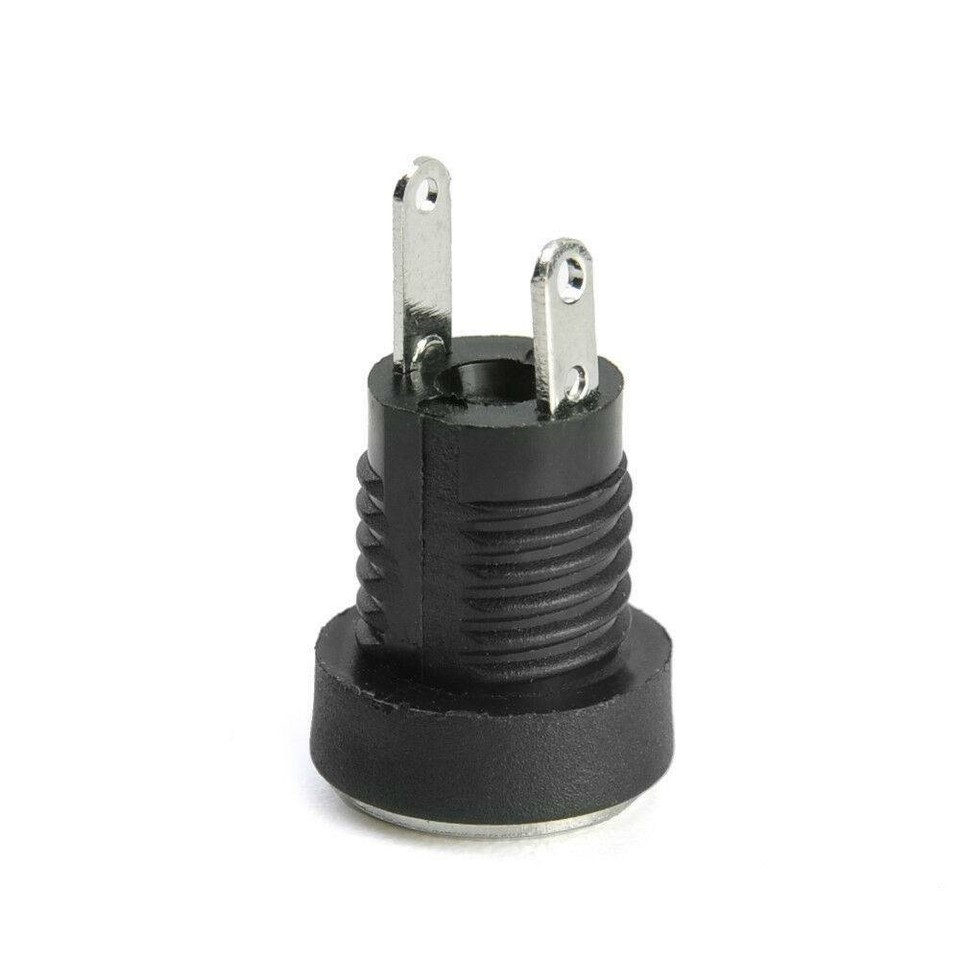 5.5x2.1mm DC Power 12V Charger Round Jack Socket Female Panel Mount ...