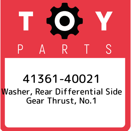 41361-40021 Toyota Washer, rear differential side gear thrust, no.1 ...