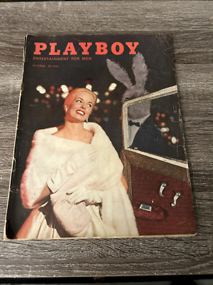 VINTAGE Playboy Magazine October 1957 Colleen Farrington GOOD | eBay