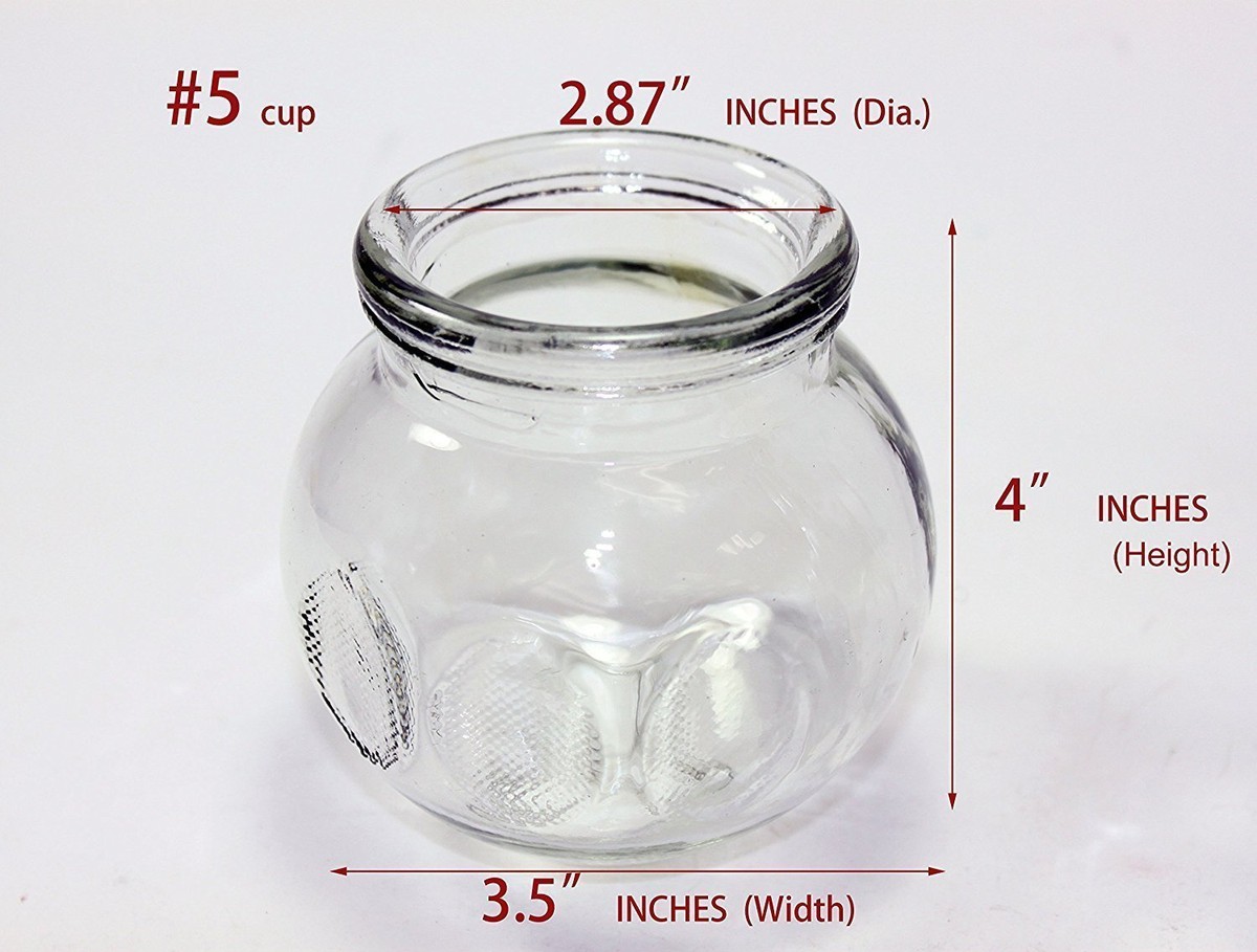 Glass Fire Cupping Jars Thick Glass Cupping Set Sizes, 46% OFF