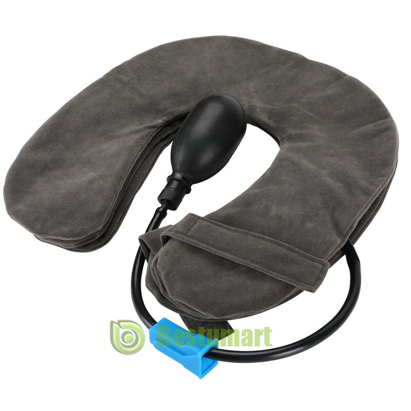 Inflatable Air Cervical Neck Traction Collar Stretch Brace Support Pain ...
