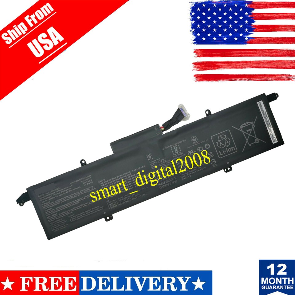Rechargeable Battery C41N1908 for Asus ROG Zephyrus G14 GA401 GA401IH ...