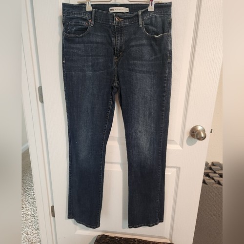 Levi's 505 Straight Leg Jeans Womens 14 Red Tag 5-Pocket Broken In | eBay