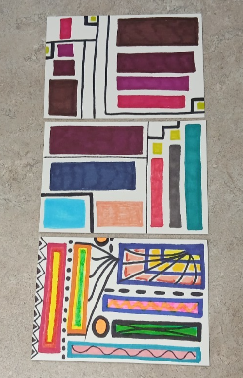 ACEO Original Art Card Lot Modern Contemporary Minimalism | eBay